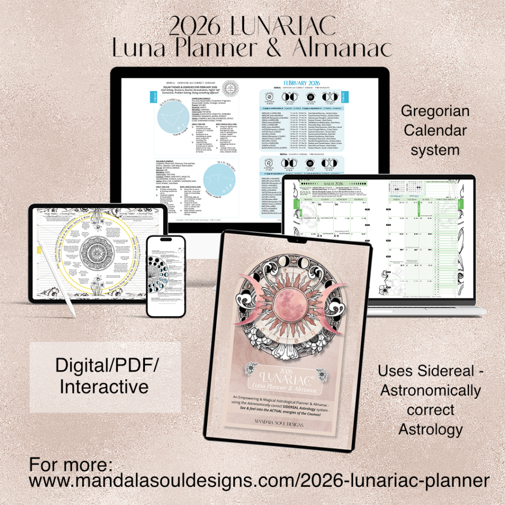 2026 LUNARIAC - Luna Planner & Almanac DIGITAL/PDF/INTERACTIVE ...